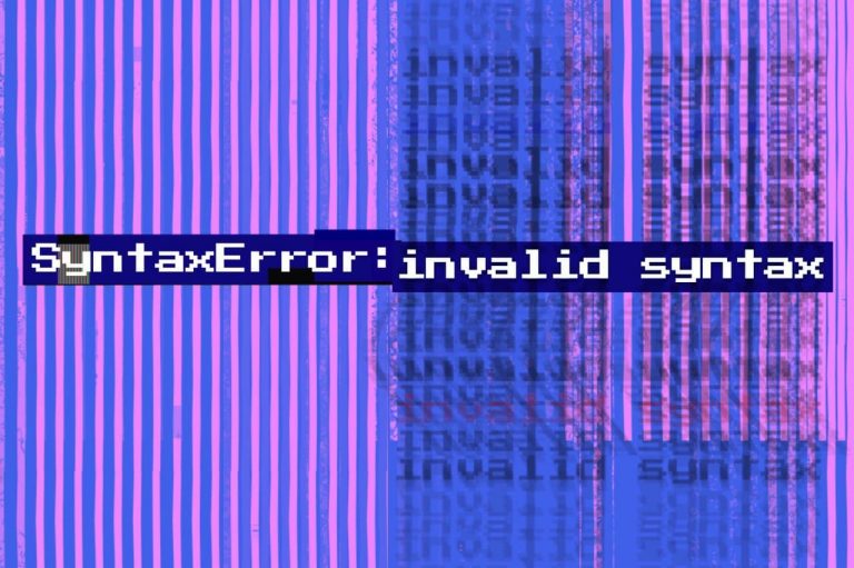 Что означает ошибка SyntaxError: invalid syntax — Журнал «Код»