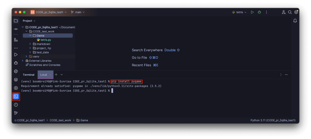 Создаём интерфейс игры на Python с помощью Pygame — Код