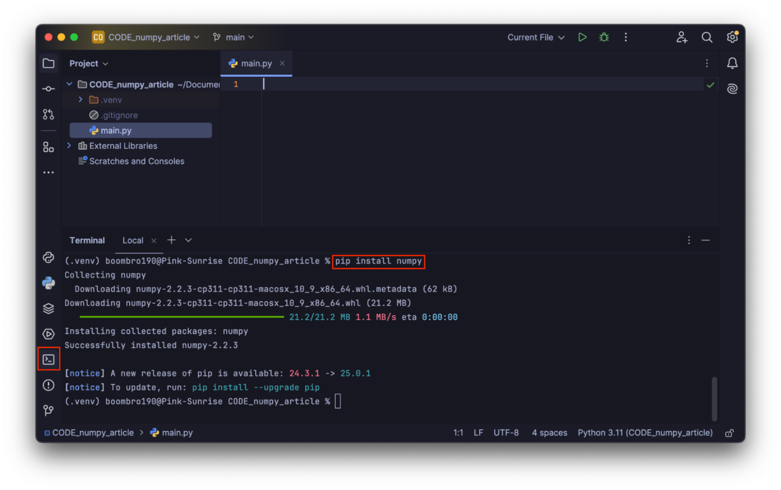 Библиотека Numpy в Python что это как установить и импортировать